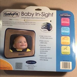 safefit | Other | Baby Insite Large Back Seat Infant Mirror Convex ...